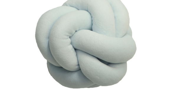Decorative Plush Balls - blue